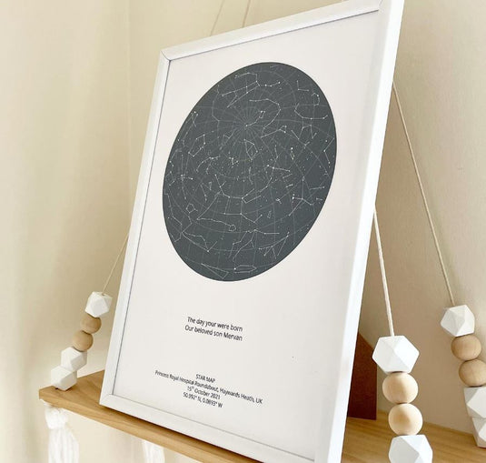 Personalised Star Map Jewellery | Create Bespoke Map of the Night Sky ...